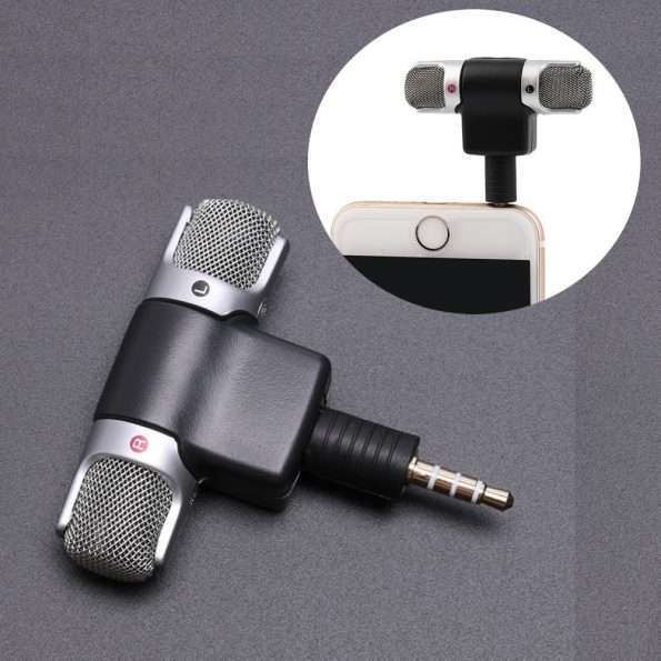 VoicePro™ Stereo 3.5mm Mini Jack Microphone – Cart Shine